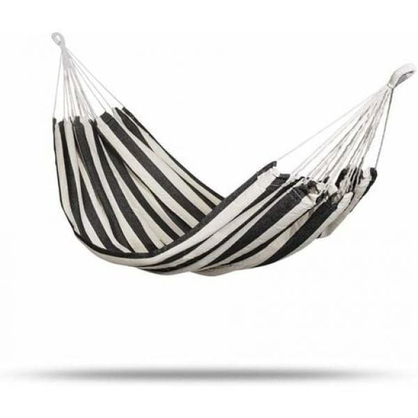 Hamac de gradina, Bumbac, Alb/Negru - eMAG.ro