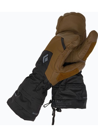 Manusi de schi, Black Diamond, Piele naturala, Maro/Negru, M - eMAG.ro