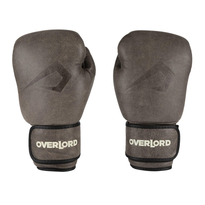 Manusi box Overlord, Piele naturala, 12 Oz, Maro - eMAG.ro