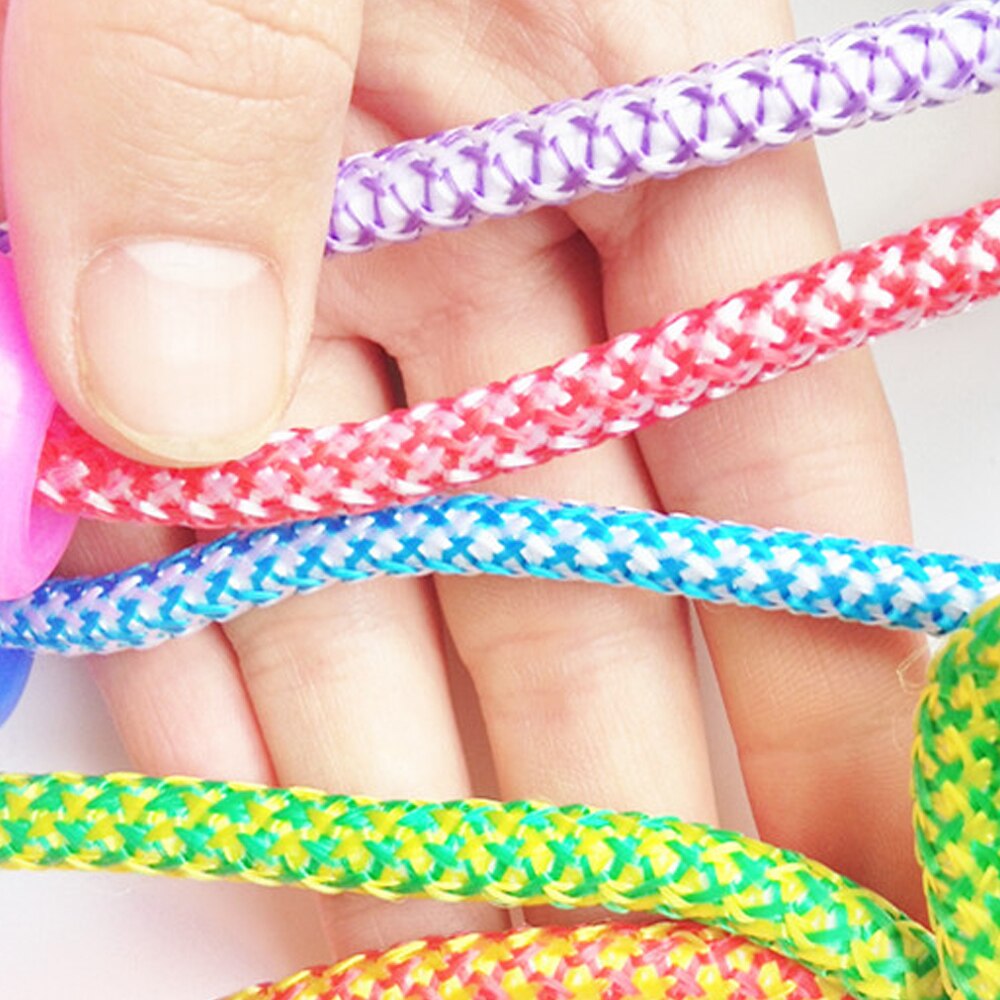 Set 5 corzi de sarit pentru copii, Jormftte, Textilm Manere plastic ...