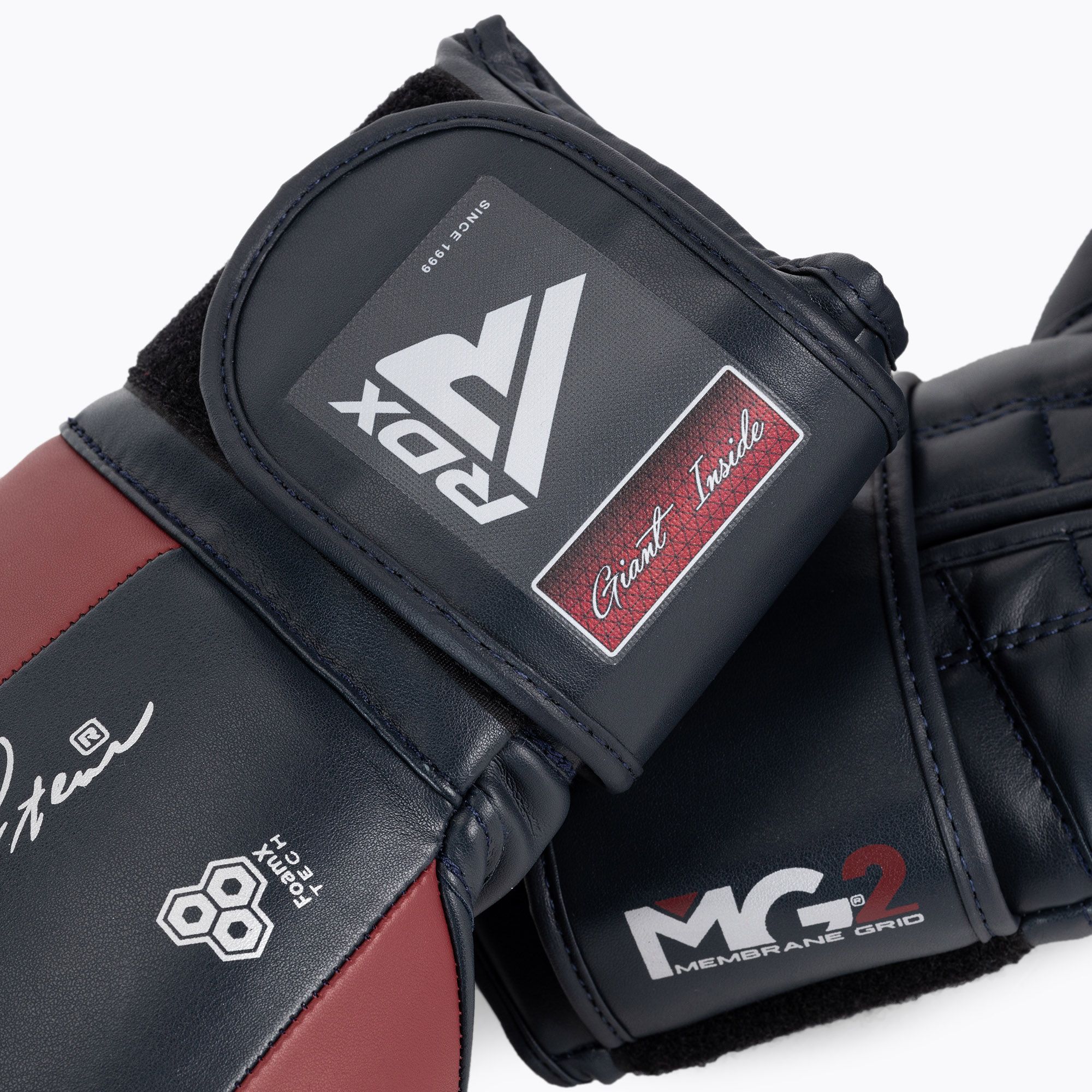 Manusi de box, RDX, Piele ecologica, 10 Oz, Negru/Rosu - eMAG.ro