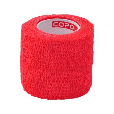 Pansament coeziv elastic, Copoly, 4.5 m, Rosu - eMAG.ro