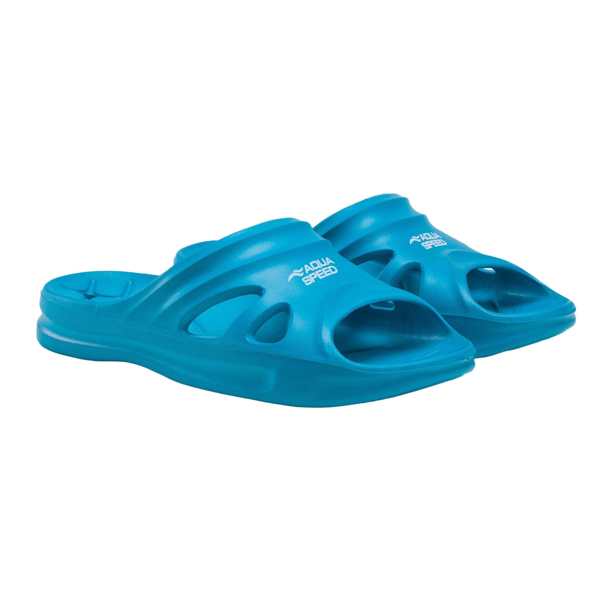Papuci de piscina pentru femei, AQUA-SPEED, EVA, Turcoaz, 41 EU - eMAG.ro