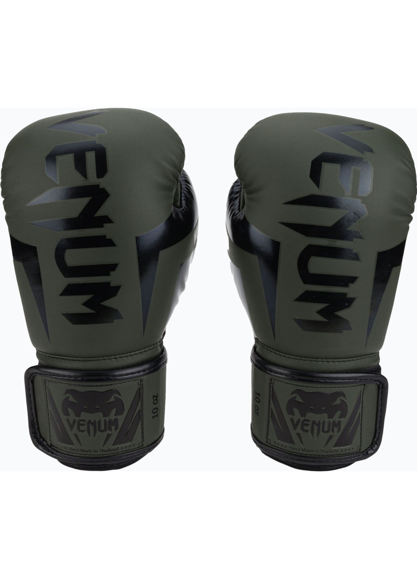 Manusi de box barbati, Venum, Piele sintetica, Verde, 12 oz - eMAG.ro