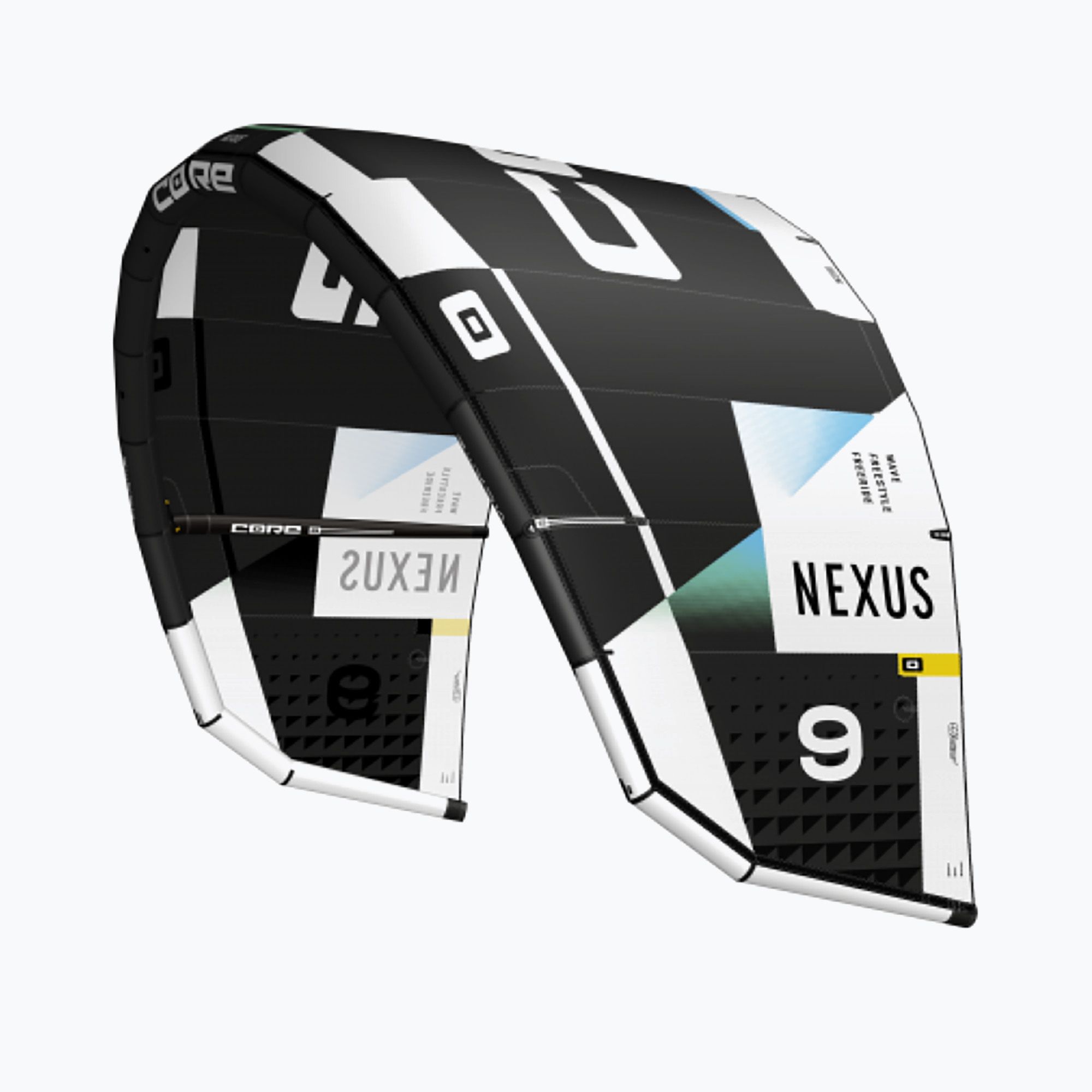 Zmeu pentru kitesurfing Nexus 3, CORE, 9 m, Negru - eMAG.ro