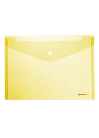 Plic cu capsa, Penmate, Polipropilena, A4, Galben - eMAG.ro