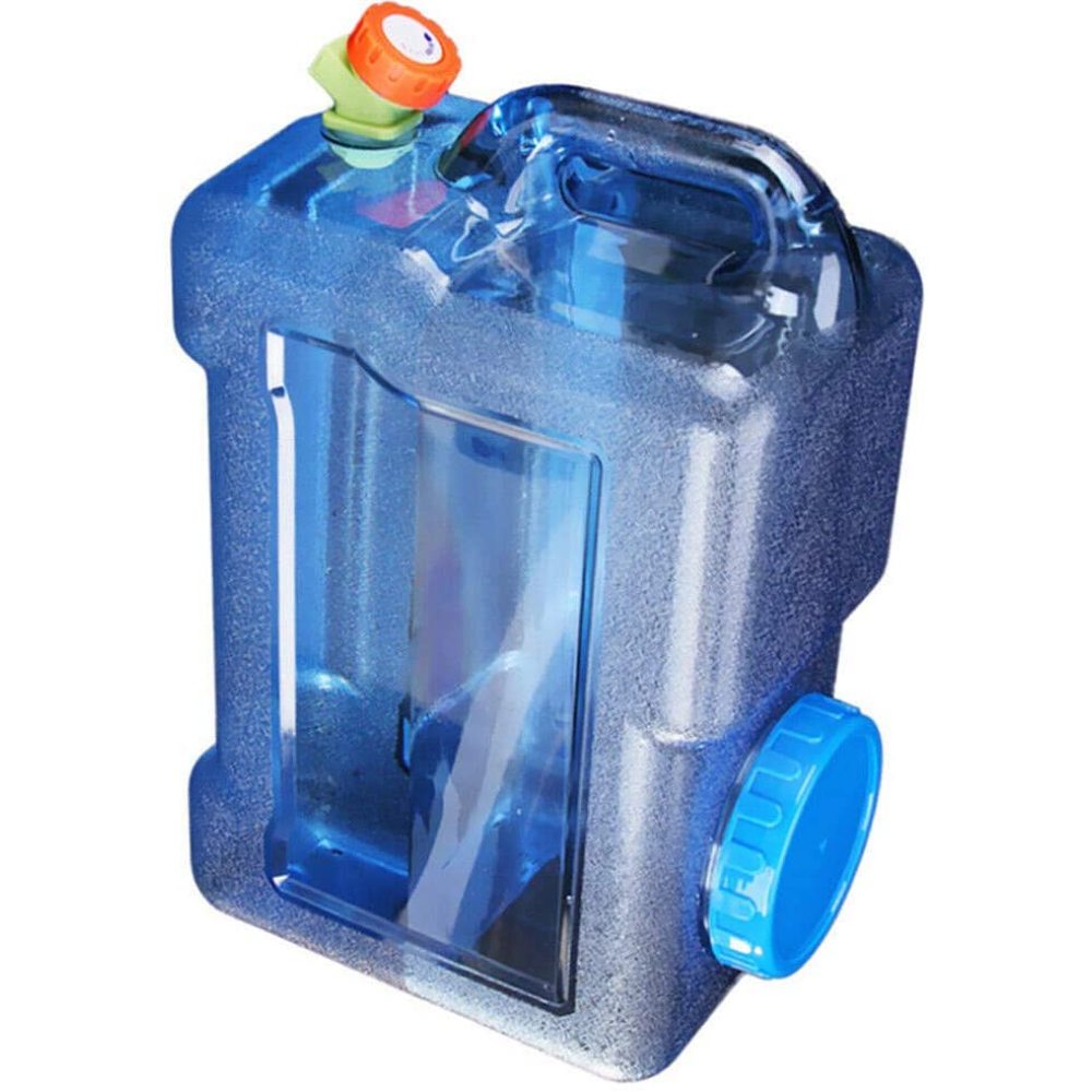 Galeata de apa pentru camping cu robinet, Plastic, 33x16x24 cm, 12 L ...