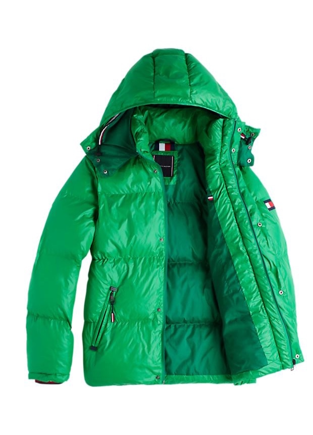 Geaca barbati, Tommy Hilfiger, Poliamida, Verde, M - eMAG.ro