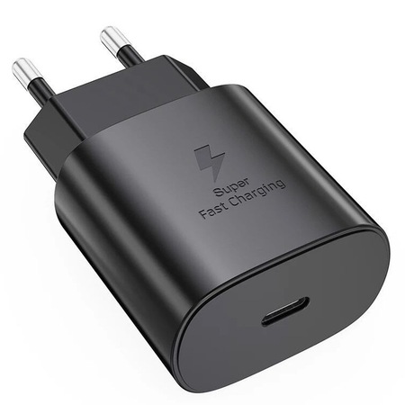 Incarcator compatibil cu Samsung, USB-C, Incarcare rapida, 25W, Negru ...