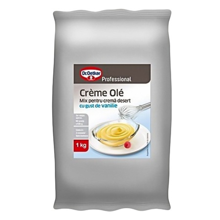 Set 2 x Praf pentru Desert, Creme Ole Vanilie, Dr Oetker, 1 Kg - eMAG.ro