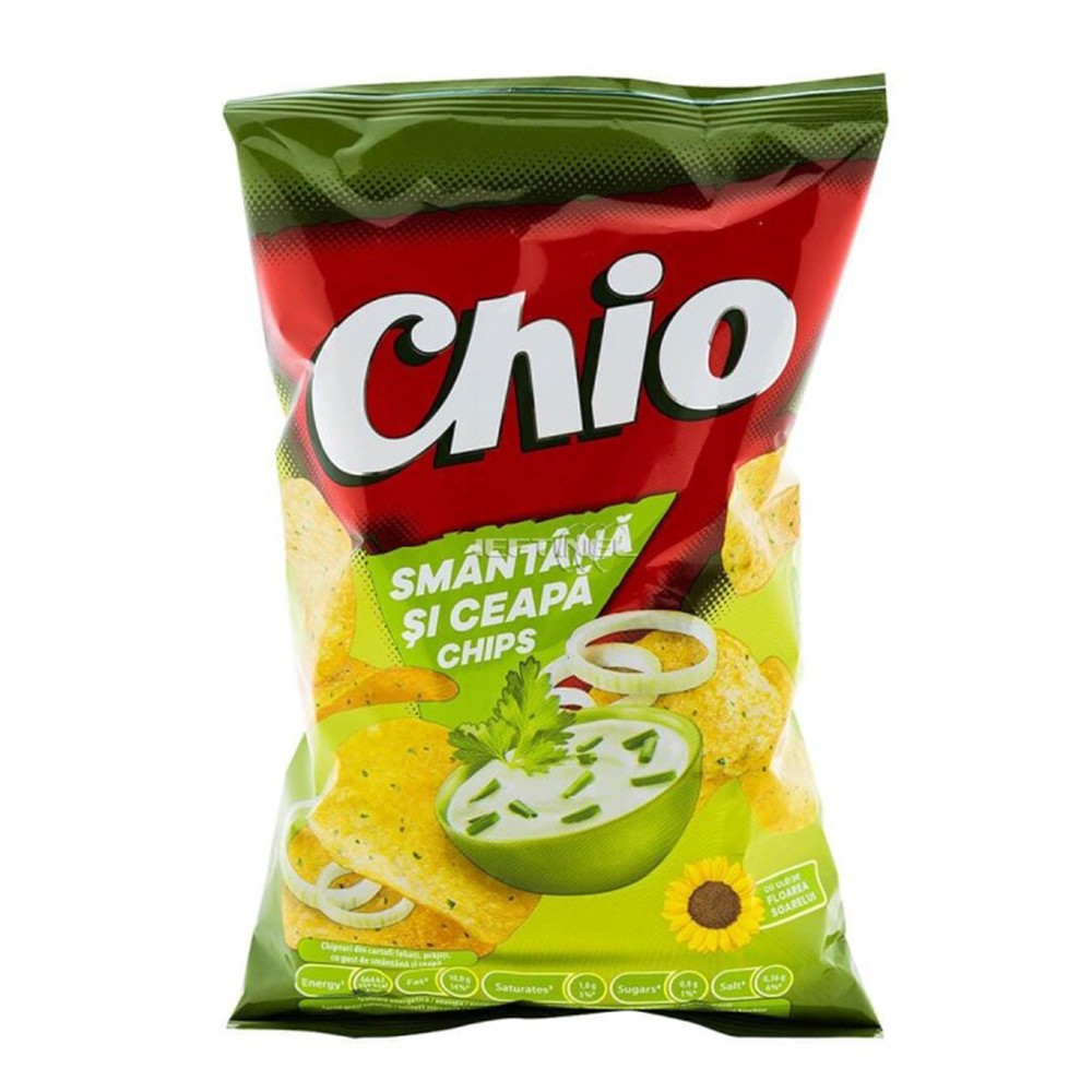 Set 6 x Chipsuri cu Smantana si Ceapa Chio, 60 g - eMAG.ro