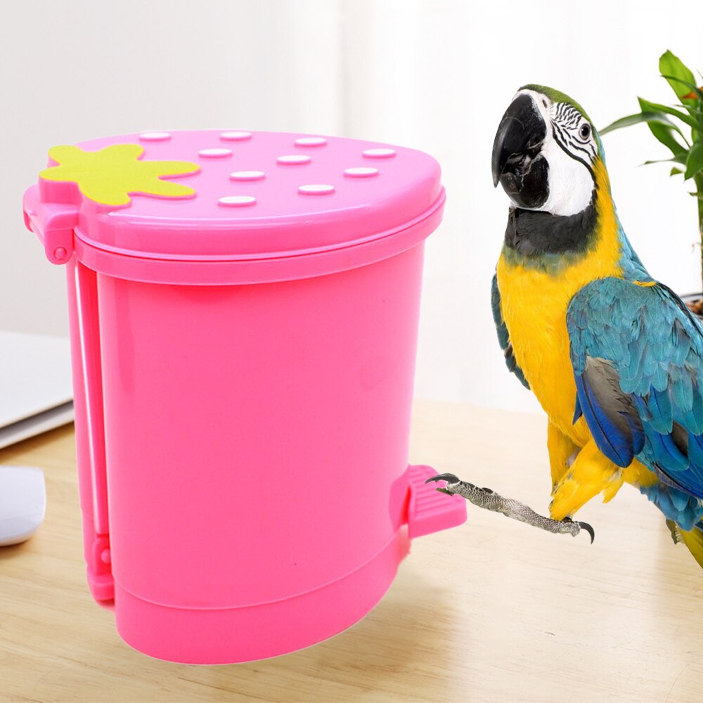 Mini cos de gunoi, Plastic, Roz - eMAG.ro