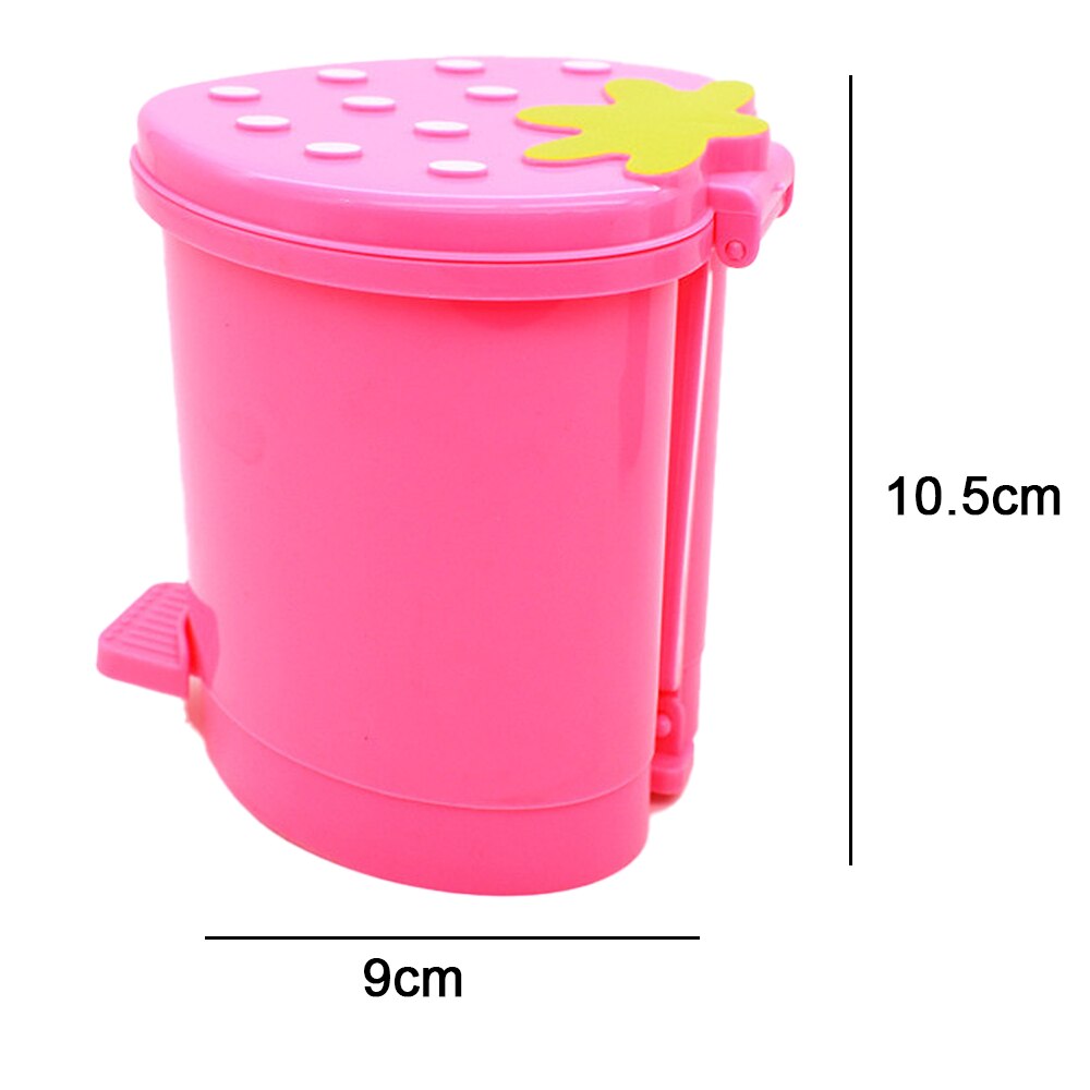 Mini cos de gunoi, Plastic, Roz - eMAG.ro