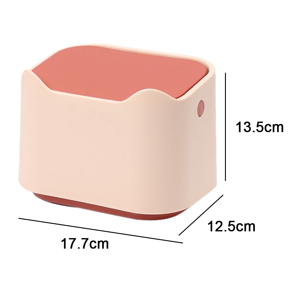 Mini cos de gunoi, Plastic, Roz - eMAG.ro