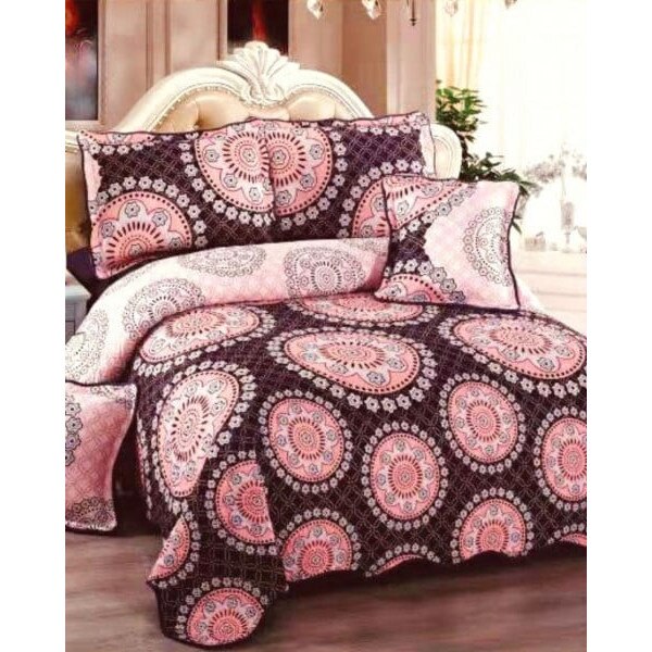 Cuvertura de Pat si 4 Fete de Perna, Pat 2 Persoane, Bumbac 100% ...