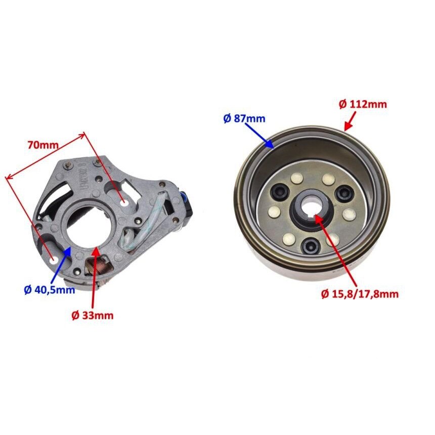Magnetou si Volanta Atv 110cc, Miromoto® - eMAG.ro