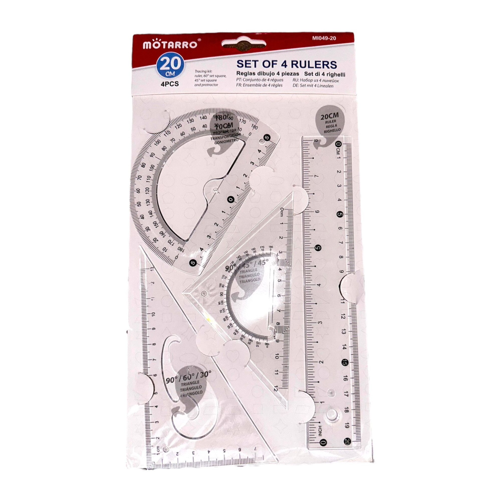 Rigle transparente 4 buc - eMAG.ro