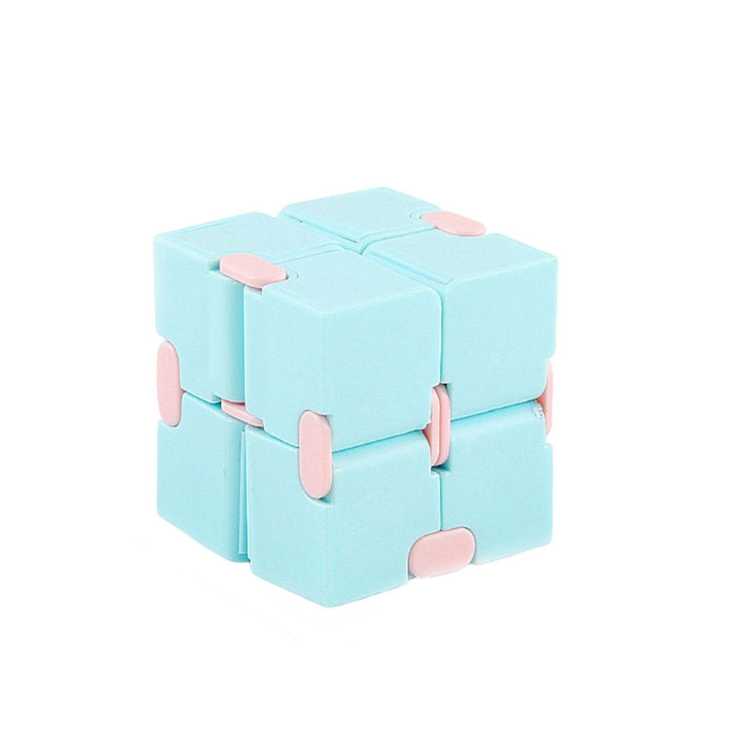 Антистрес куб, Infinity Magic Cube, Fidget Toy, Tzachebot®, син, 4x4x4 ...