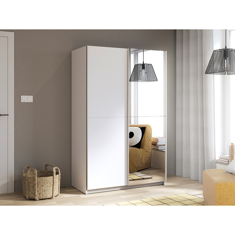 Dulap Forte Babetta, dimensiuni 120x 190.5x 61.2, culoare alb, 1 usa ...