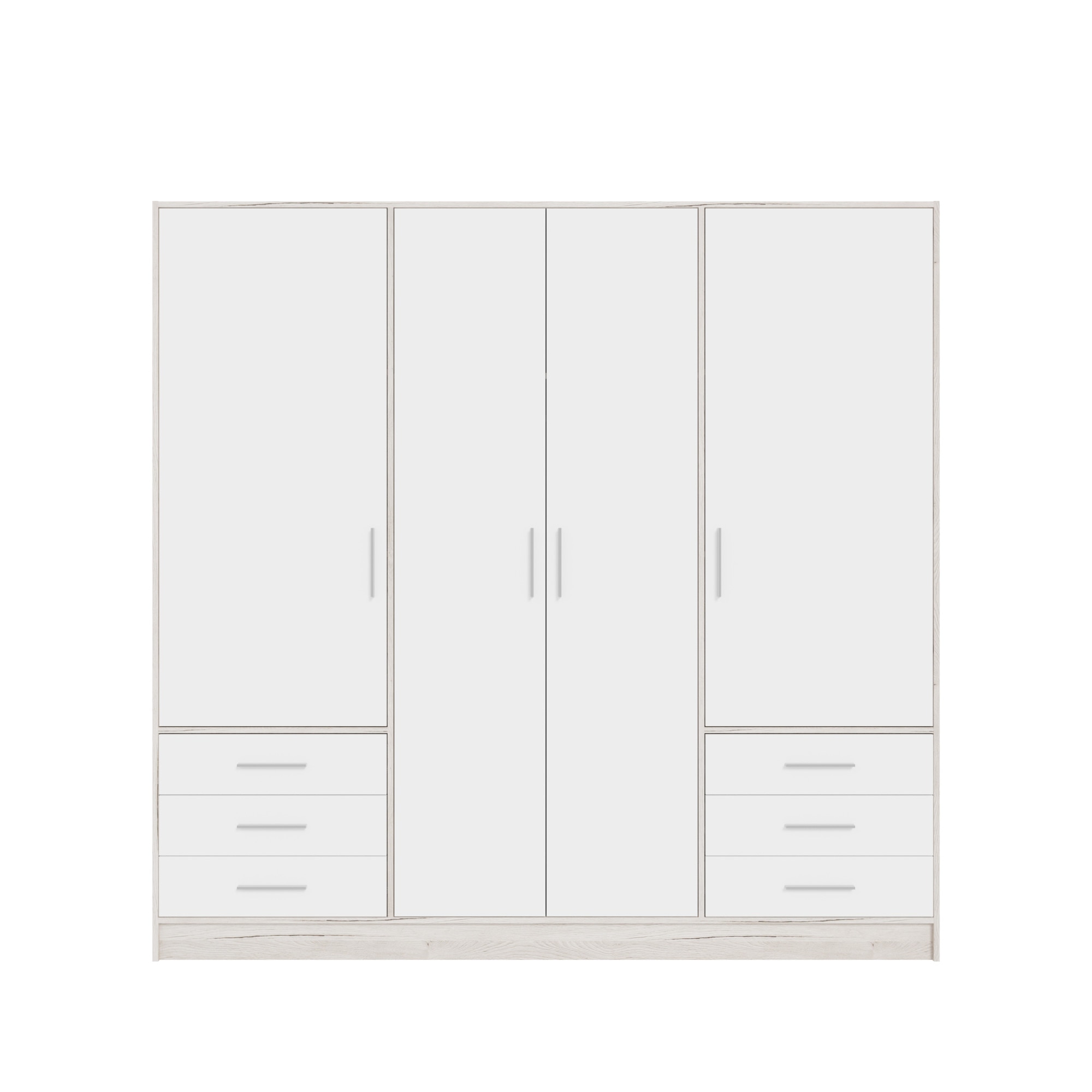 Dulap Kring Salo, dimensiuni 206,5x200x60 cm, culoare sonoma nisipiu ...