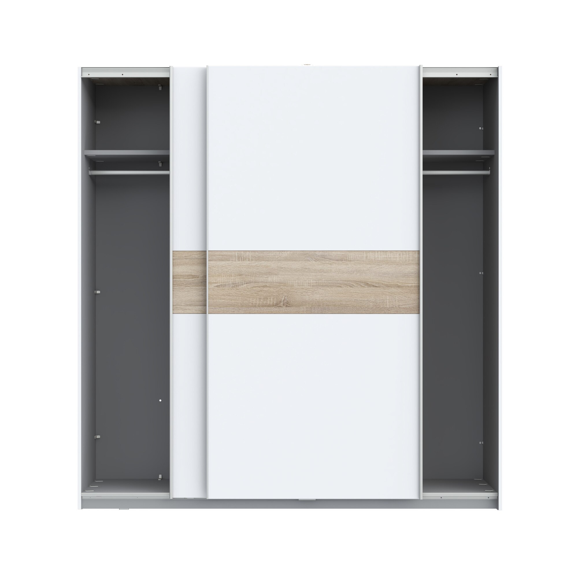 Dulap Forte Winner Plus, dimensiuni 200.1x 209.7x 61.2, culoare alb ...