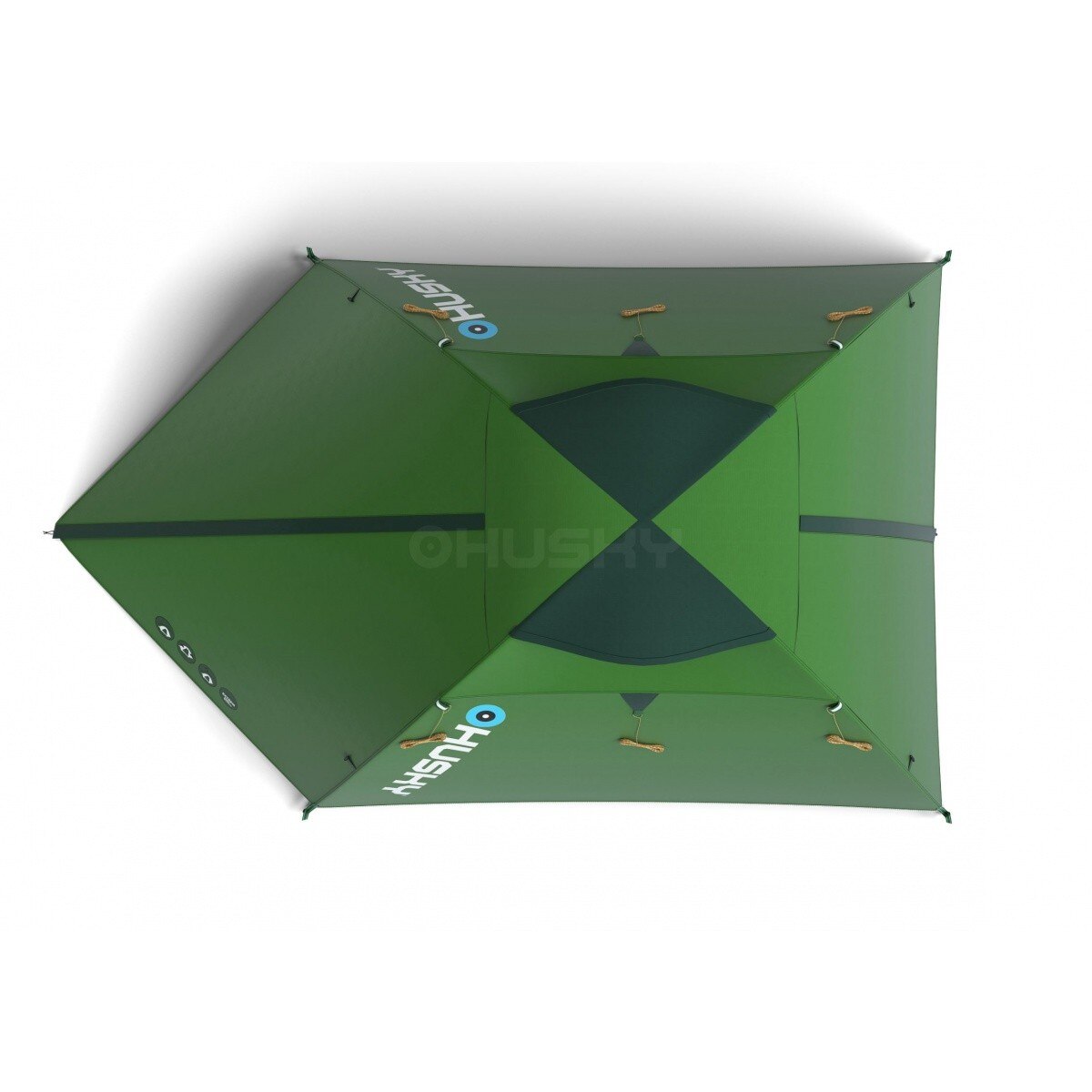 Cort Husky Beast 3 -Verde-3 persoane - eMAG.ro