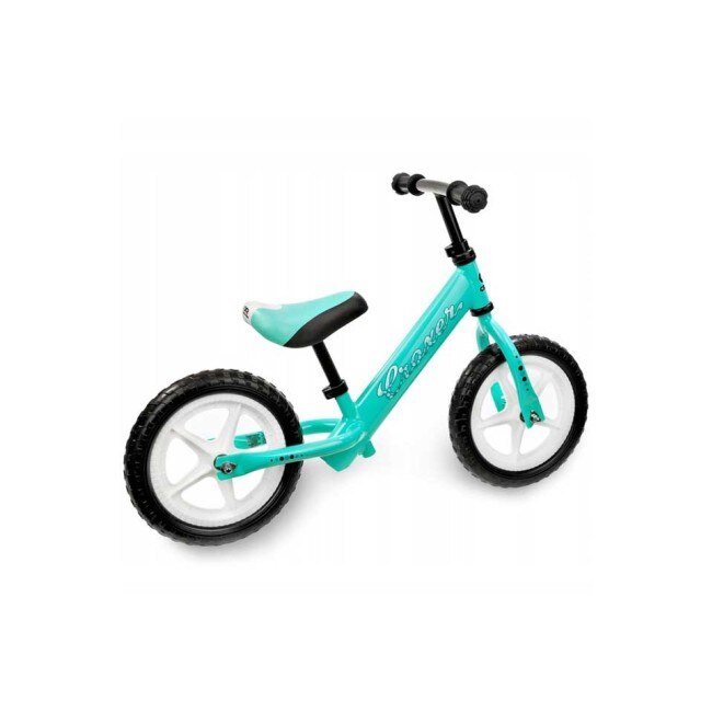 Велосипед без педали Balance Bike Croxer Cadea, Черен/Тюркоаз, Детски ...