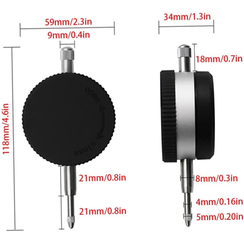 Ceas comparator digital, ABS, 118 x 59 mm, Negru/Argintiu - eMAG.ro