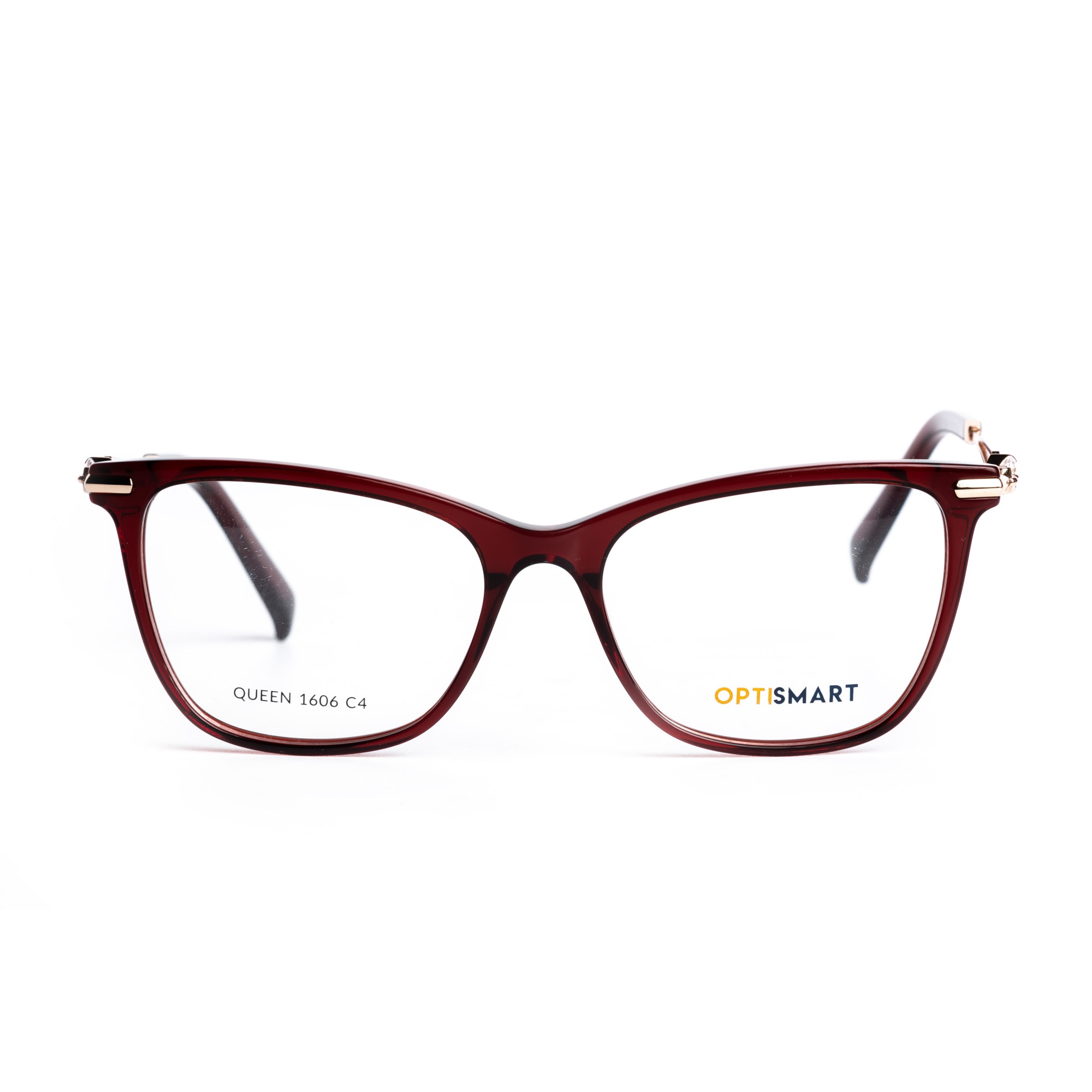 Rama ochelari de vedere Optismart Femeie Cat Eye Queen 1606 C4 - eMAG.ro
