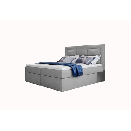 Pat tapitat boxspring SAVOY, 140x200, grande 81 - eMAG.ro