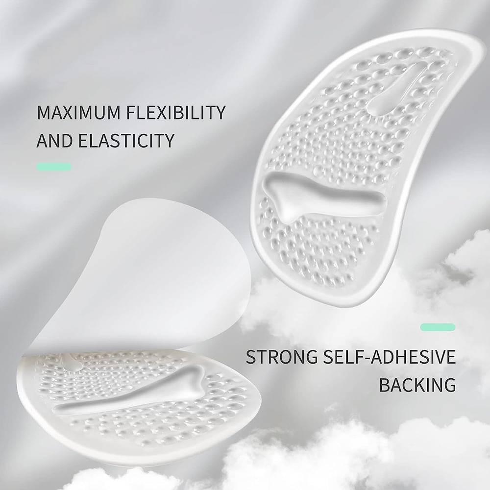 Set Branturi din silicon si tampoane metatarsiene pentru calcai, Ronyes ...