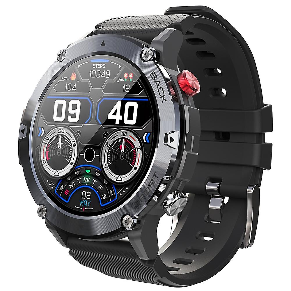 Ceas smartwatch barbati, Alhena®, IP68, Memorie 128M, 20 Moduri Sport ...