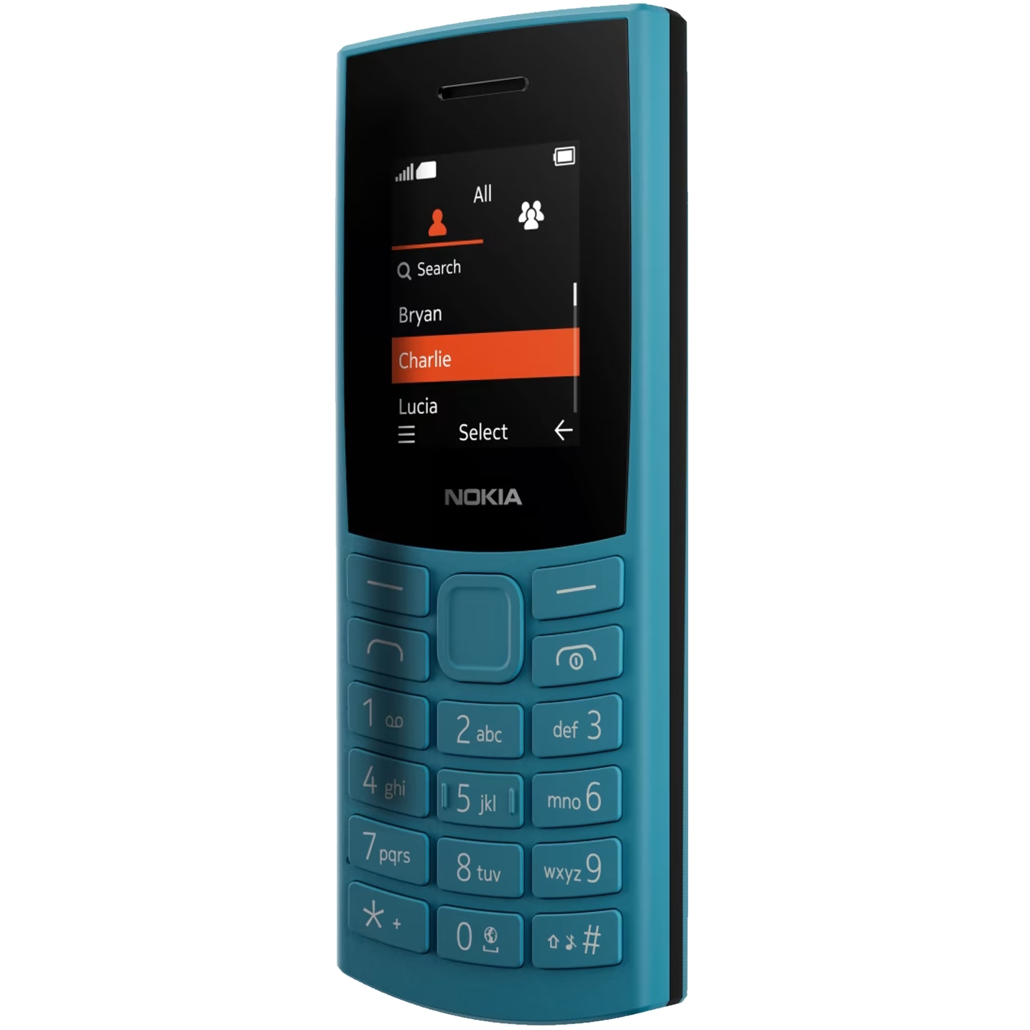 Nokia 105 (2023) Mobiltelefon, Dual SIM, 4G, Ocean Blue - eMAG.hu