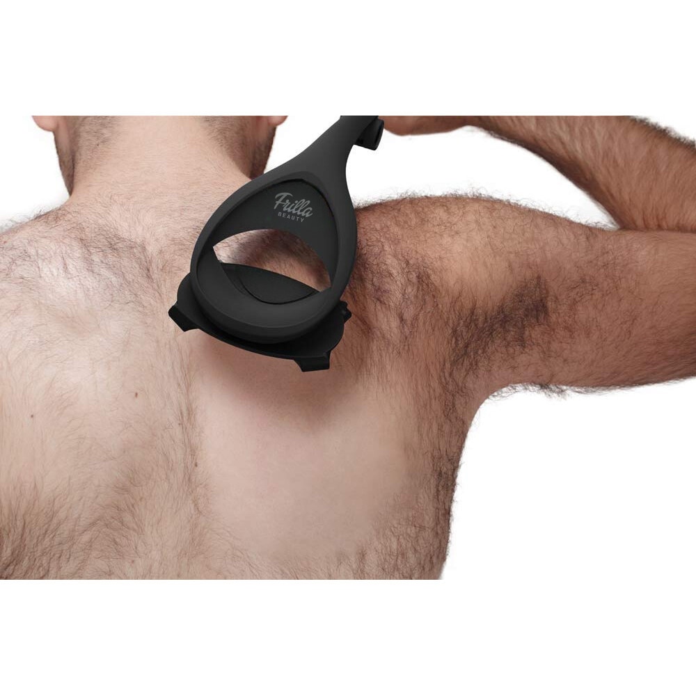 Aparat de ras pe spate pentru barbati (DIY), maner ergonomic, barbierit ...