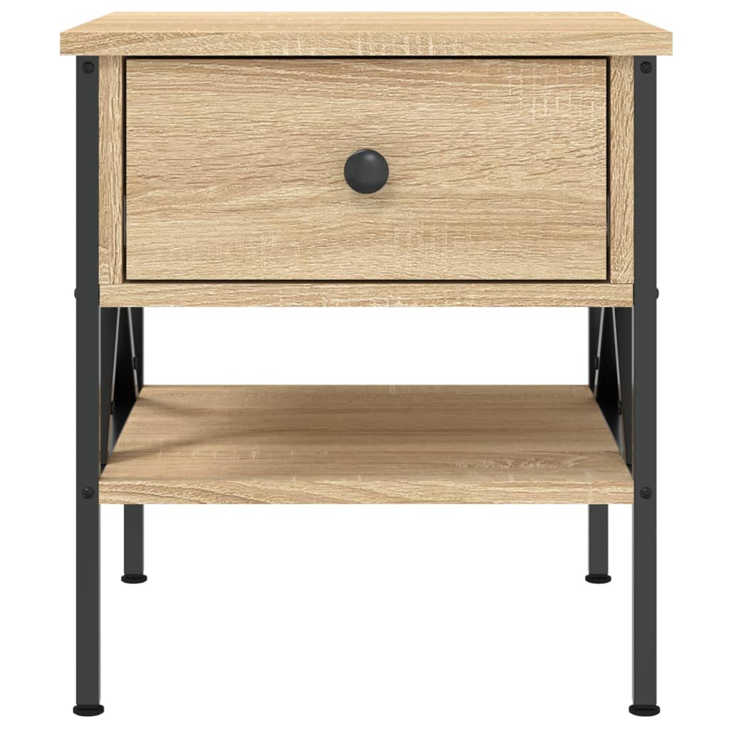 Noptiere, 2 buc., stejar sonoma, 40x42x45 cm, lemn compozit 825956 ...