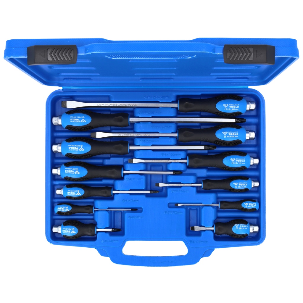 Set surubelnite cu capat pentru lovire, 12 piese, drepte, PH Phillips ...