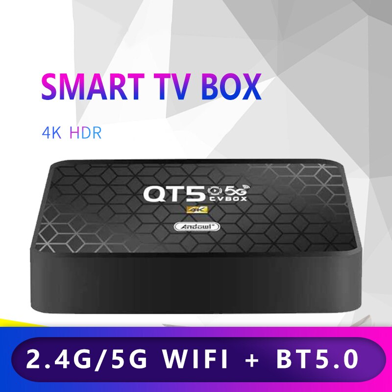 Media player TV Box QT5, WIFI, Android, 4K - eMAG.ro