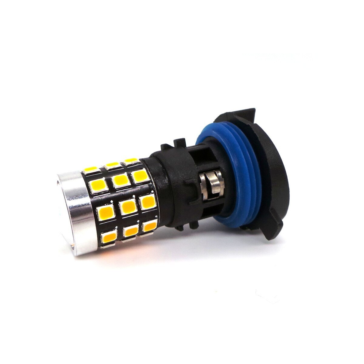Set 2 becuri auto motoLEDy, LED HP24W 12-24V CANBUS putere Portocaliu ...