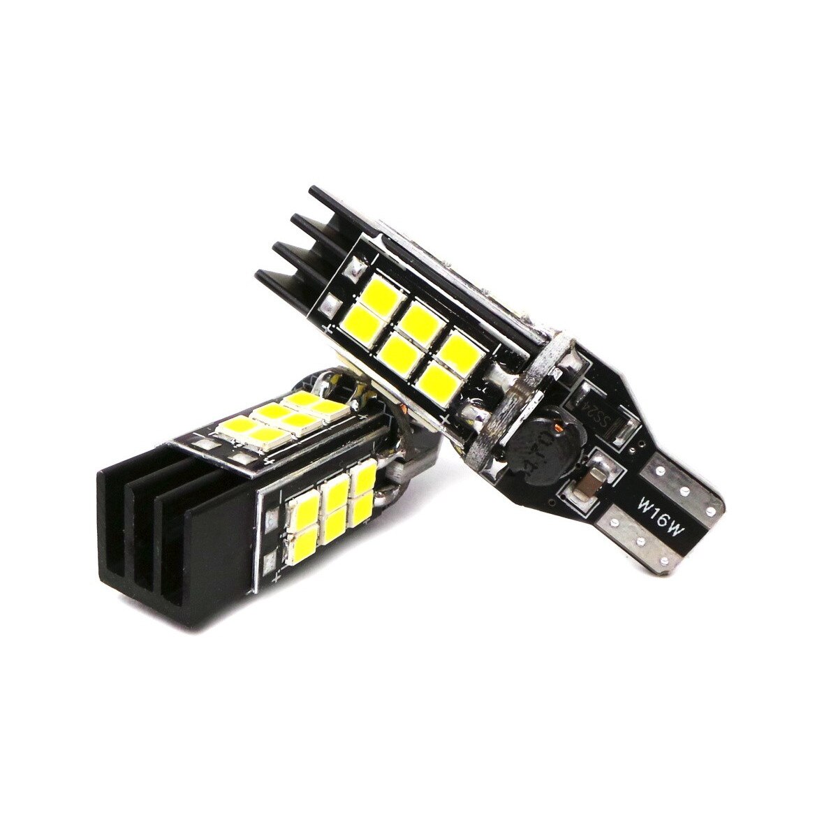 Set 2 becuri auto motoLEDy, LED W16W, T15 12V-24V 1600lm CANBUS foarte ...