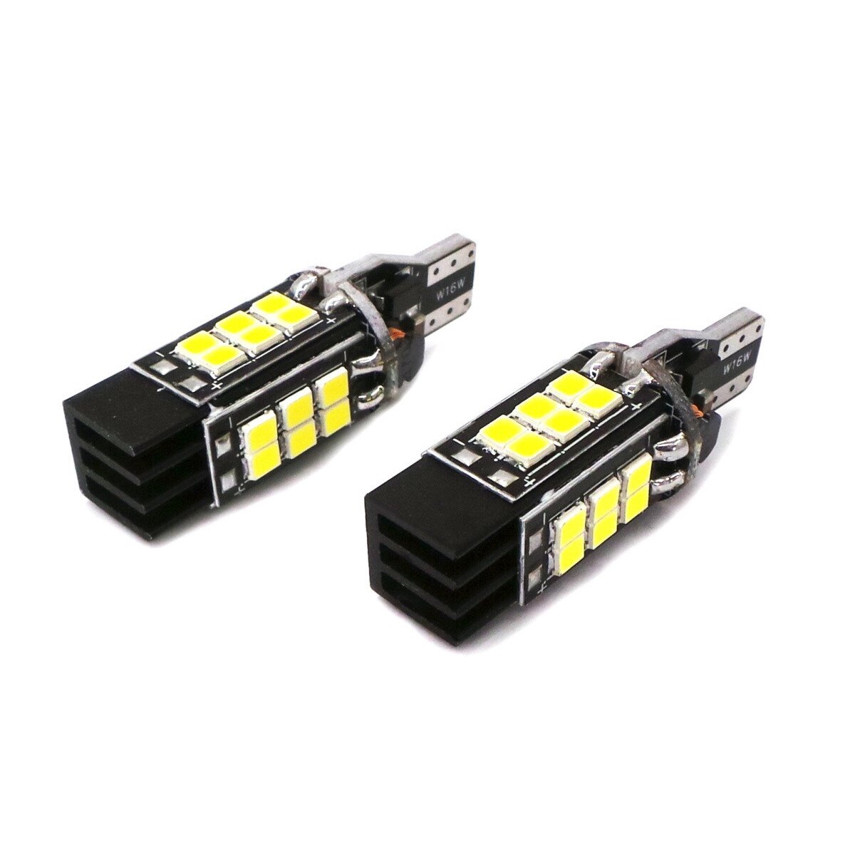 Set 2 becuri auto motoLEDy, LED W16W, T15 12V-24V 1600lm CANBUS foarte ...