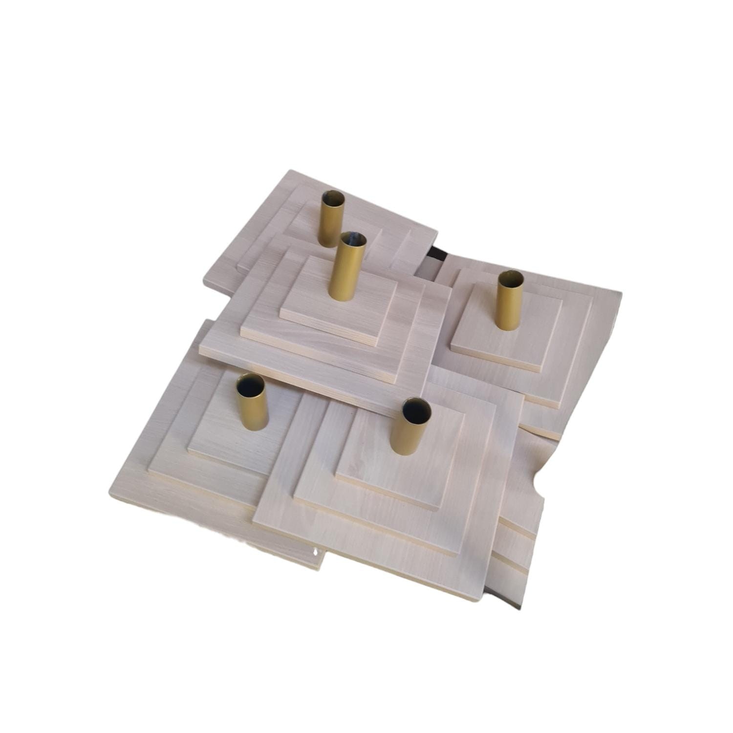 Suport de podea din pal melaminat, simplu, lemn natur, pentru lance ...