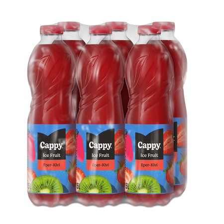 Cappy Ice Fruit üdítőital eper-kivi ízesítéssel, 6x1.5l - eMAG.hu