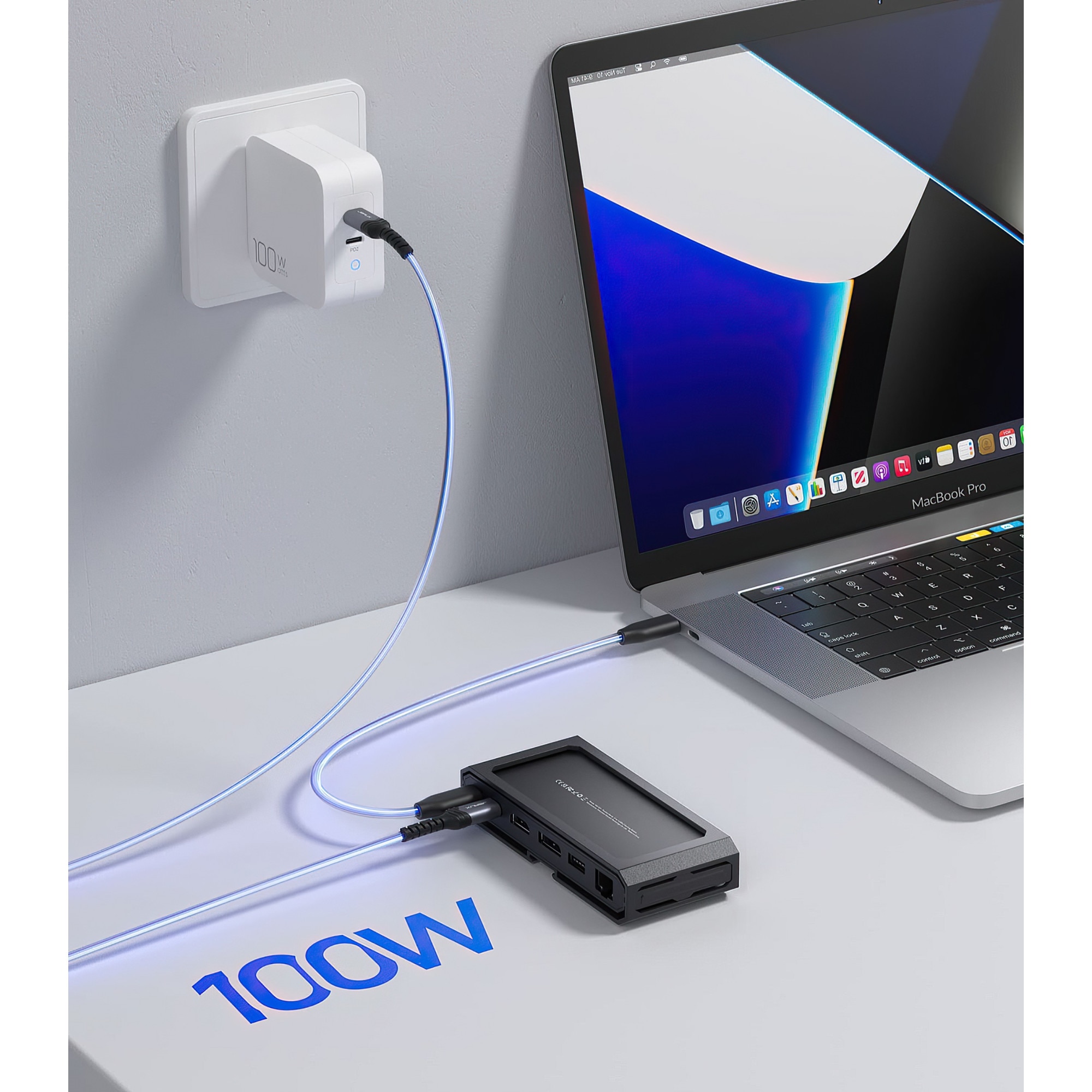 Statie de andocare 11 in 1 100 W 4K 120 Hz pentru punte Steam JSAUX ...