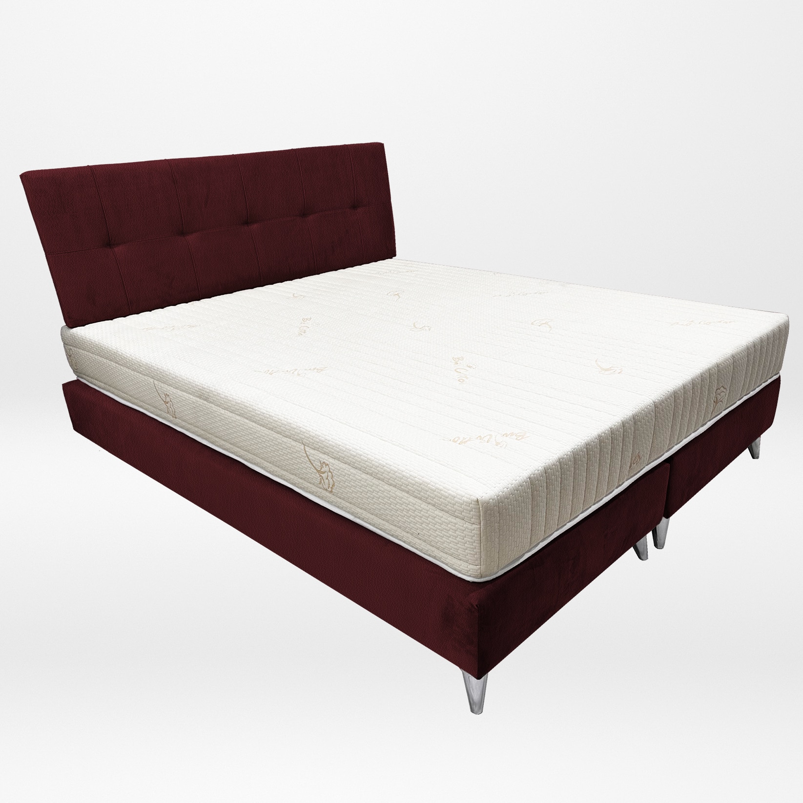 Pat Tapitat Modular pentru Dormitor, Base Foam Super Density, 90x200 ...