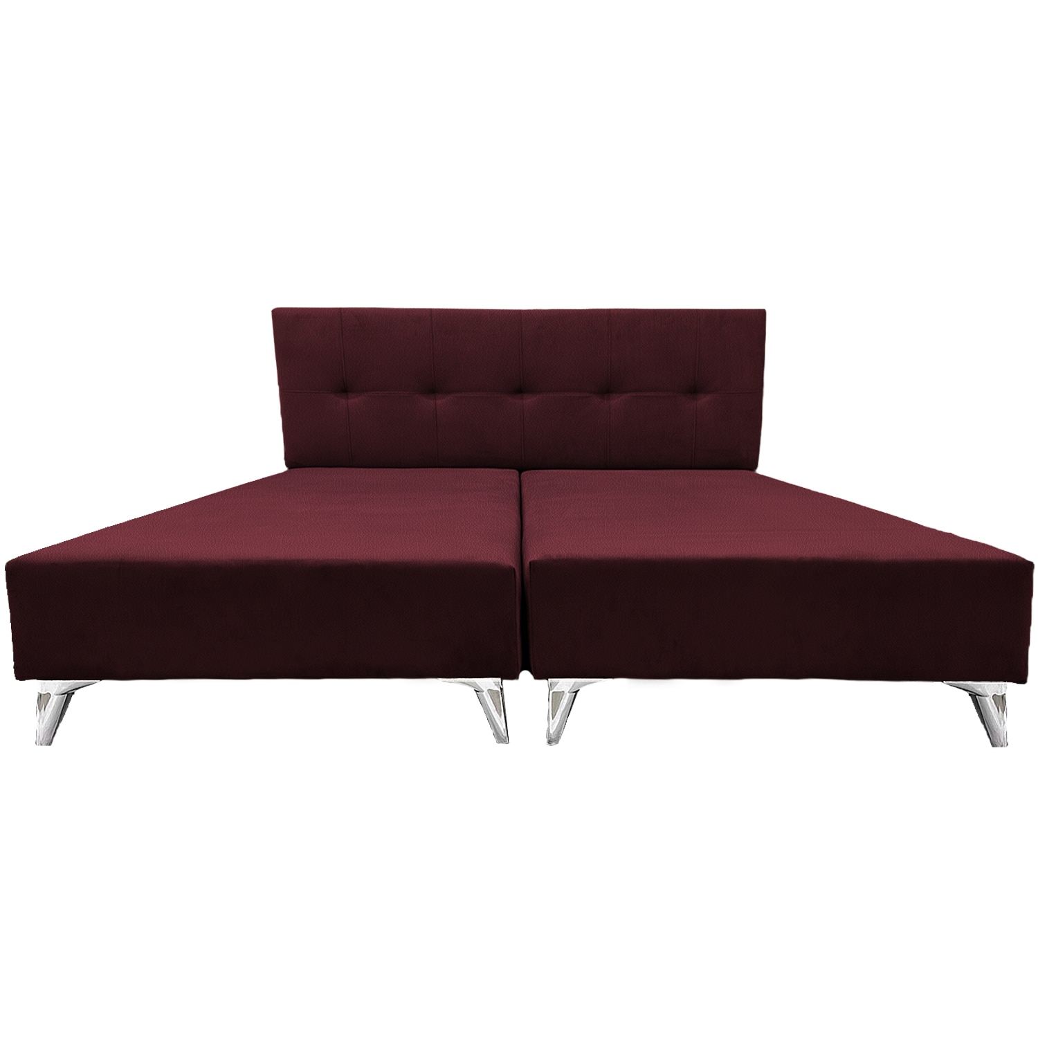 Pat Tapitat Modular pentru Dormitor, Base Foam Super Density, 90x200 ...