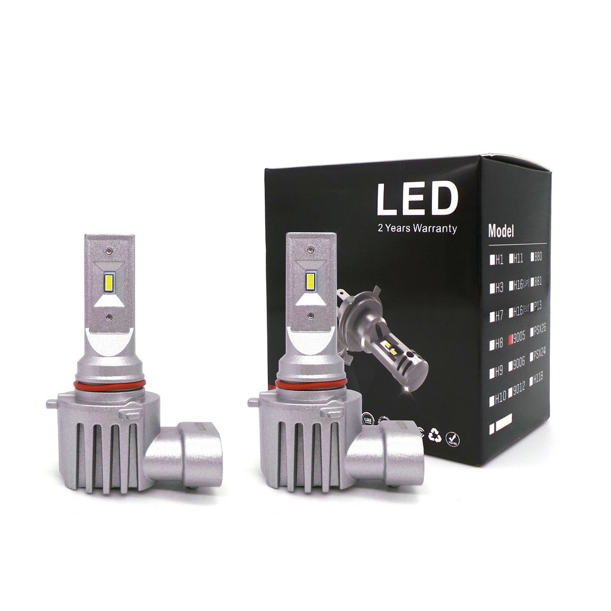 Set 2 becuri auto motoLEDy, LED HB3 9V-30V CANBUS CSP Nou - eMAG.ro