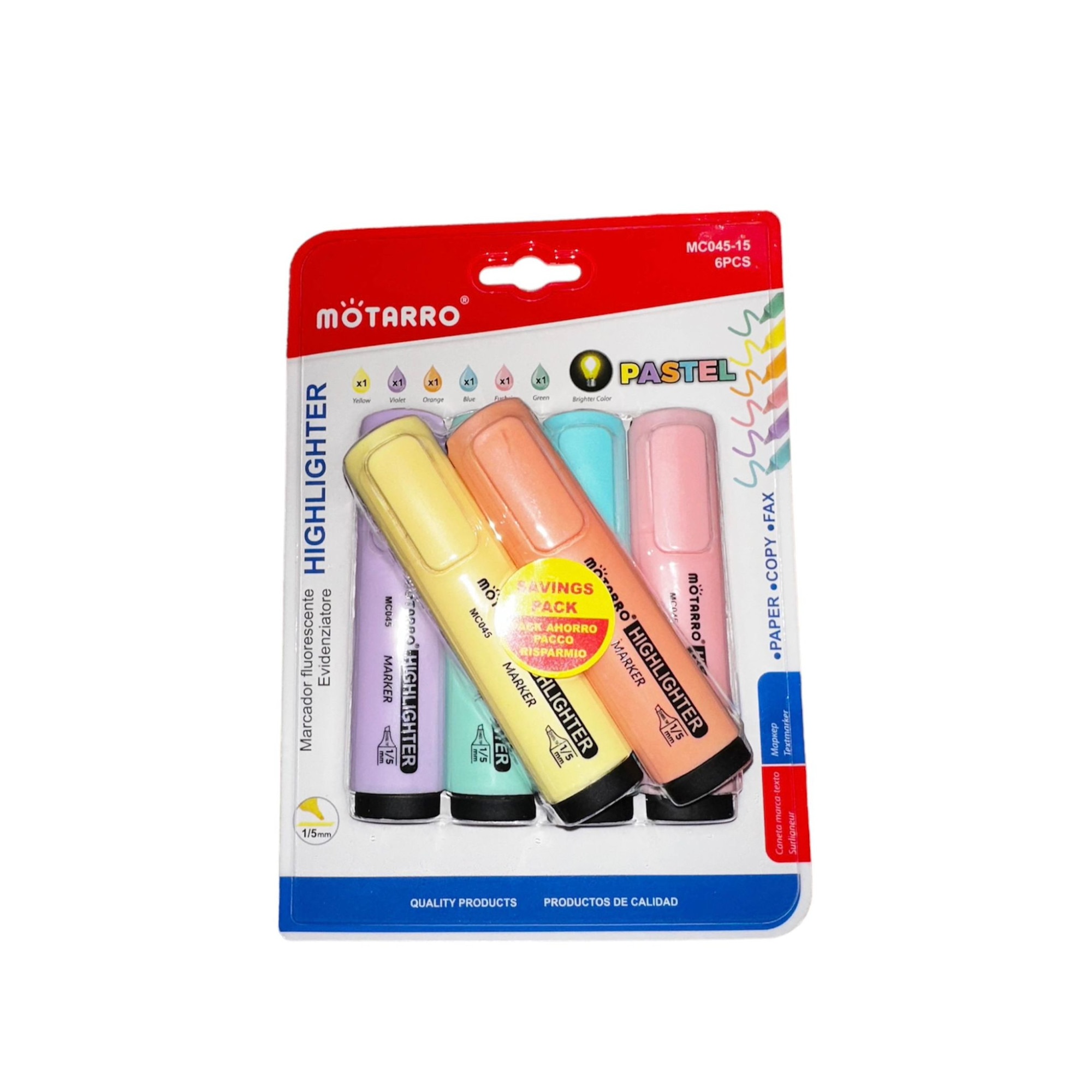 Markere colorate pastel 6 buc - eMAG.ro