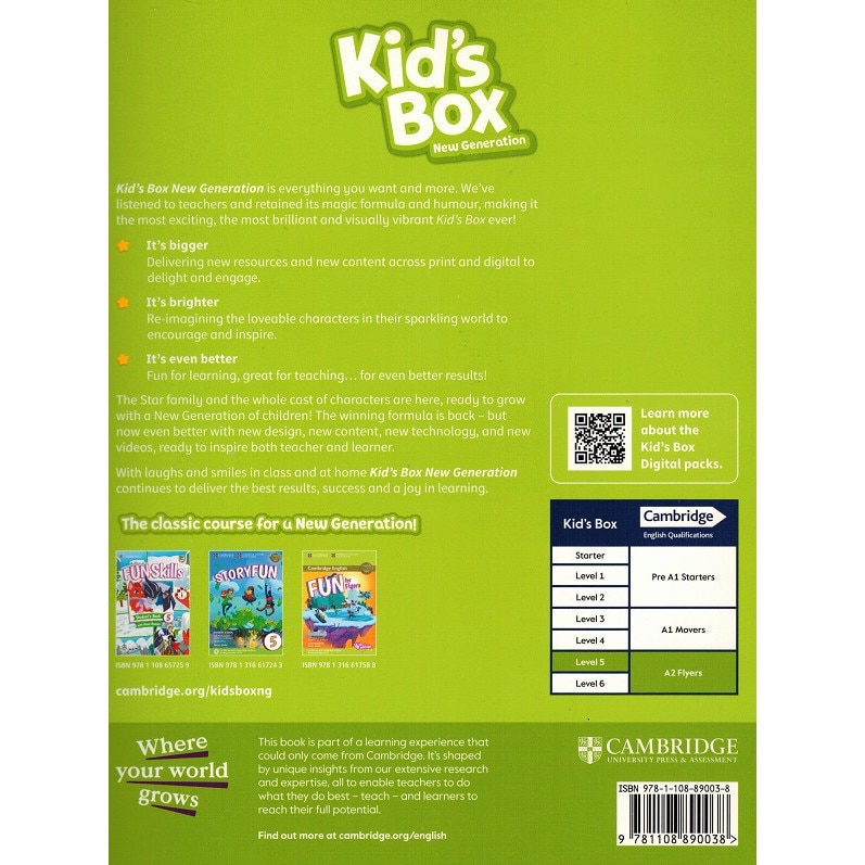 Kid's Box New Generation Level 5 Activity Book with Digital Pack British English autor Michael ...