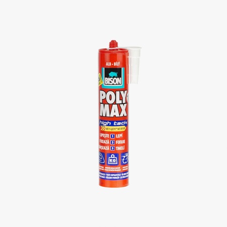 Adeziv Bison Poly Max Express, de asamblare si montaj, 425 g, alb - eMAG.ro