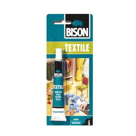 Adeziv Bison, de reparare, pentru textile, 25 ml, transparent - eMAG.ro